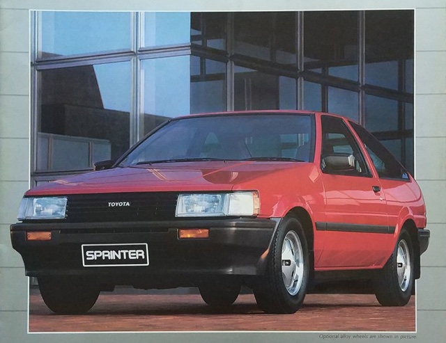Australian AE86 brochure - Toyota Sprinter - 1983-10 - [AEU86] EU AE86 ...